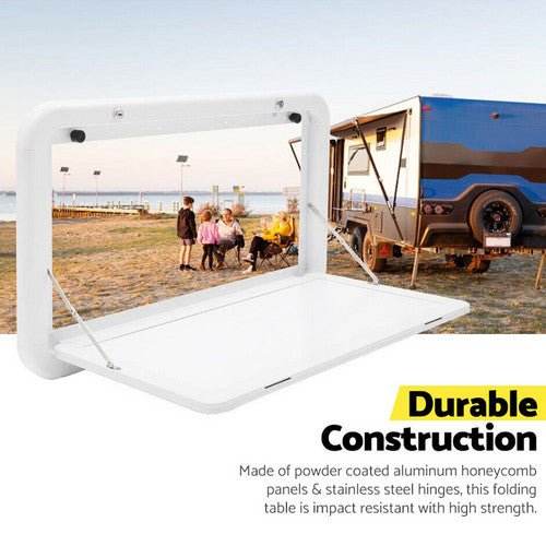 Caravan Table Folding Picnic Camping Motorhome Outdoor Tables Locked ...