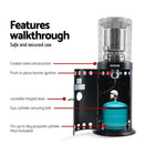 Devanti Gas Patio Outdoor Heater LPG Portable - Outdoorium