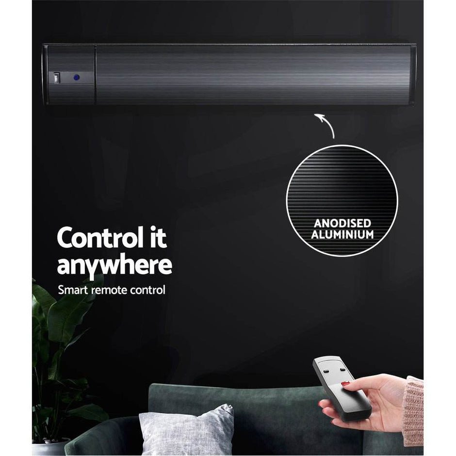 Devanti Electric Infrared Radiant Heater Remote Control – Outdoorium