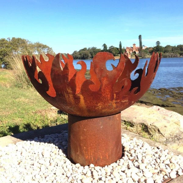Fire Pits - Flame Dancer Cast Iron Fire Pit - Outdoorium