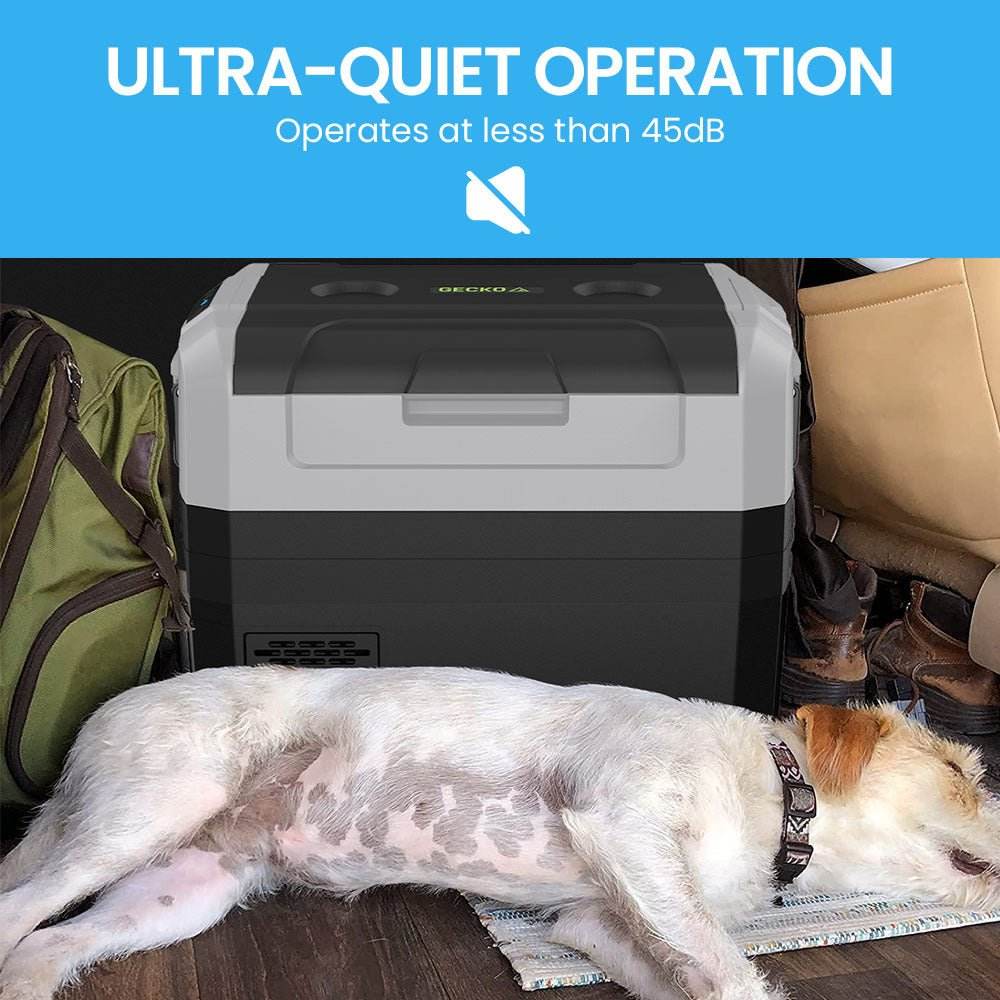 Gecko 55L Portable Fridge Freezer 12V/24V/240V - Outdoorium