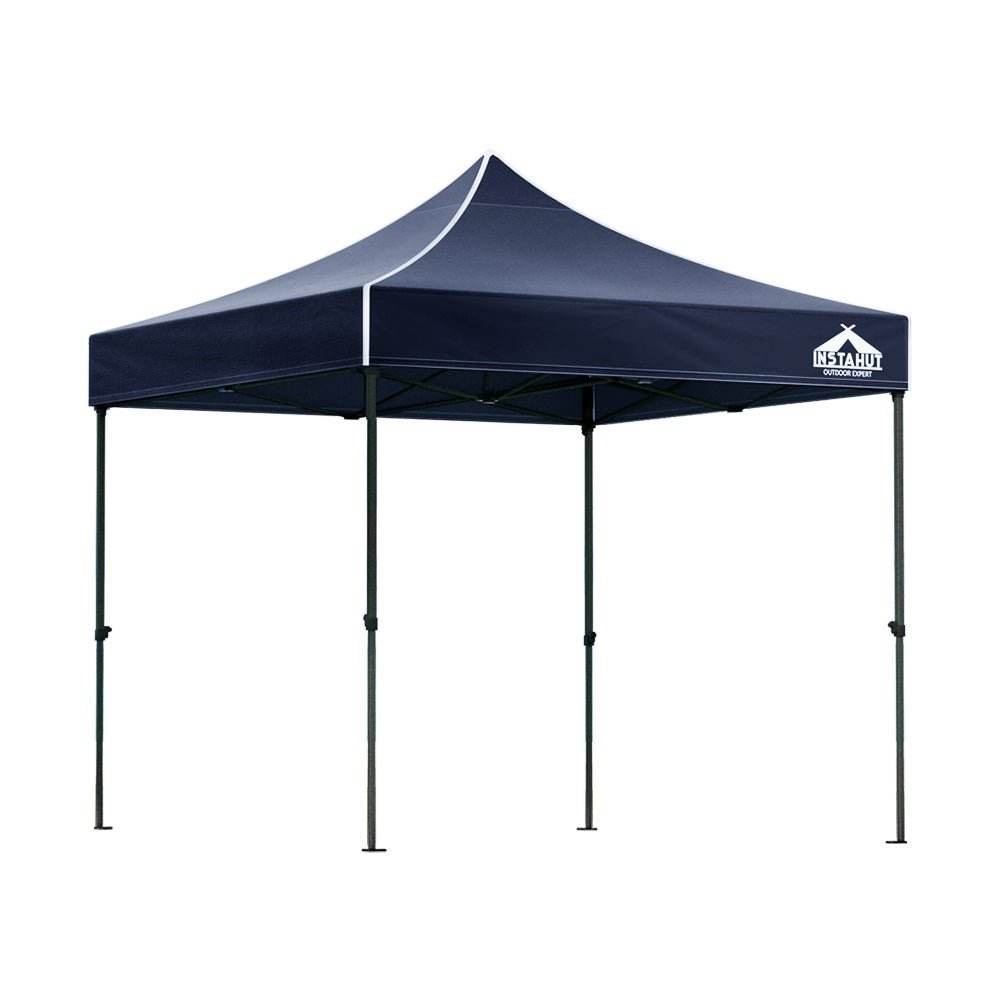 Instahut Gazebo Pop Up Marquee 3x3 Outdoor Wedding Base Pod Kit Navy ...