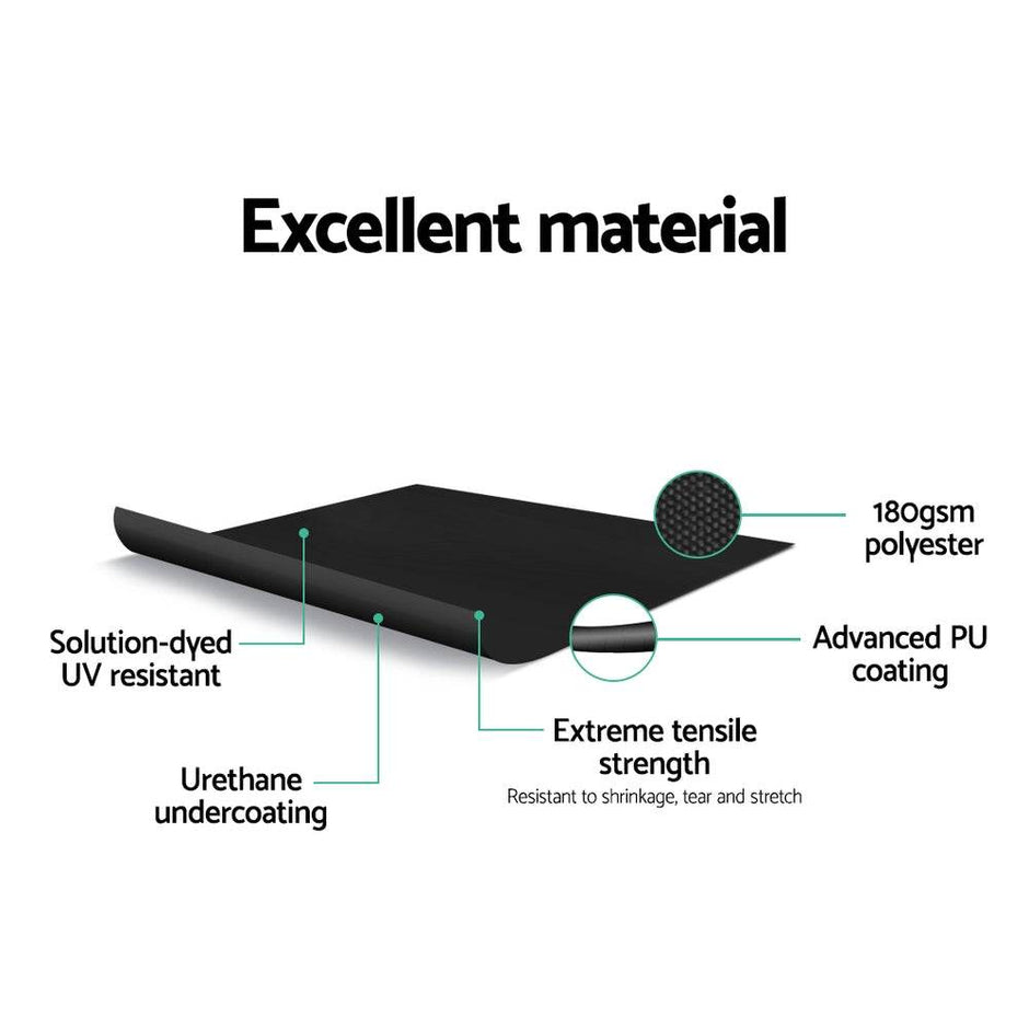 Instahut Side Awning Sun Shade Outdoor Retractable Privacy Screen 2X3M ...